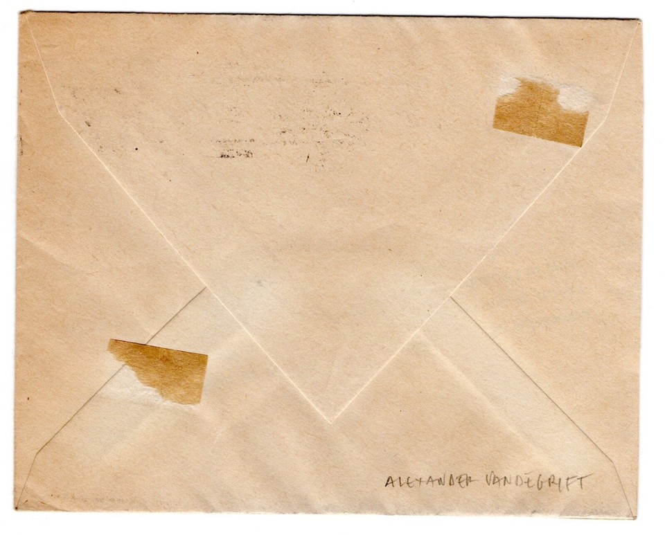 WWII Patriotic 1945 Detroit MI - Jungwirth Paste-on Tied Alexander ...