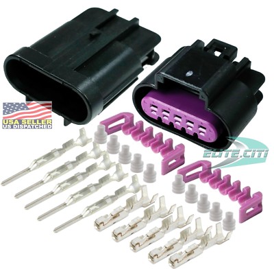 Delphi 5-Pin GT 150 Male & Female Sealed Connector Set 20 22 GA | eBay