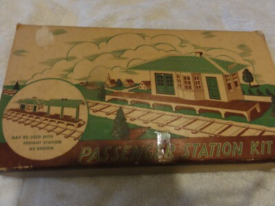 Vintage Bachmann Railroad Passenger Train Station Kit HO 1/87 Scale RR ...