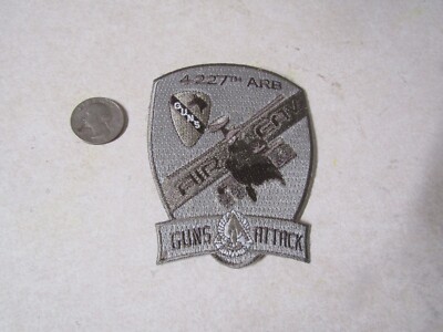 MILITARY PATCH SEW ON 4-227TH ARN AIR CAVALRY HELECOPTER AVIATION GUNS ...