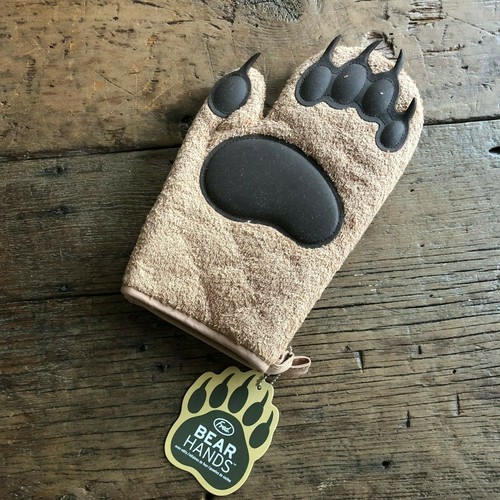 Fred Wild Thing Pair Oven Mitts Bear Hands Paws Brown Novelty Gag Gift ...