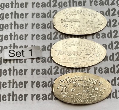 Disneyland Resort Pressed Quarter Set 60th Anniversary Fantasyland Set ...