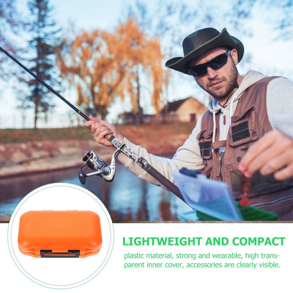 Compact Fishing Tackle Box Storage for Lures Soft Bait Organizer | eBay ...