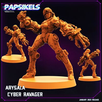 Cyber Ravager - Arysala | DnD Miniatures | Tabletop Gaming | Tabletop ...