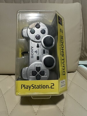 PlayStation 2 Dualshock 2 Silver Controller. New. Satin SILVER | eBay