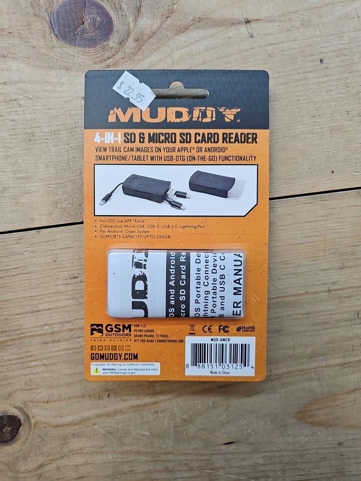 MUDDY MUD-QMCR 4-IN-1 SD CARD READER factory sealed 888151031254| eBay