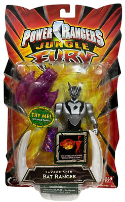 Power Rangers Jungle Fury Savage Spin Bat Ranger Action Figure NEW 2008 ...