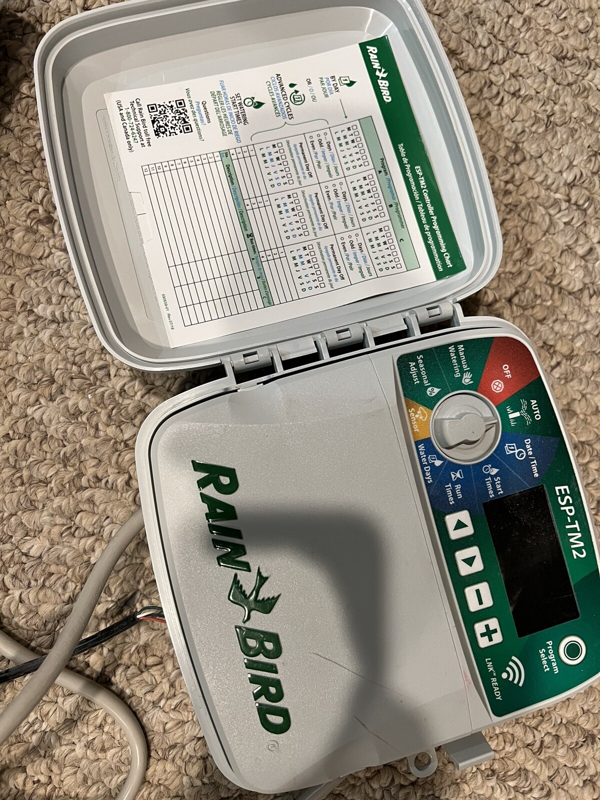 Rain Bird ESP-TM2 Irrigation Controller - White (WiFi Module Not ...