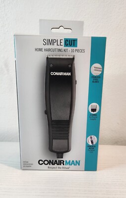 Conair Man Simple Cut Corded Haircutting Kit 10 Piece Set CONAIR | eBay