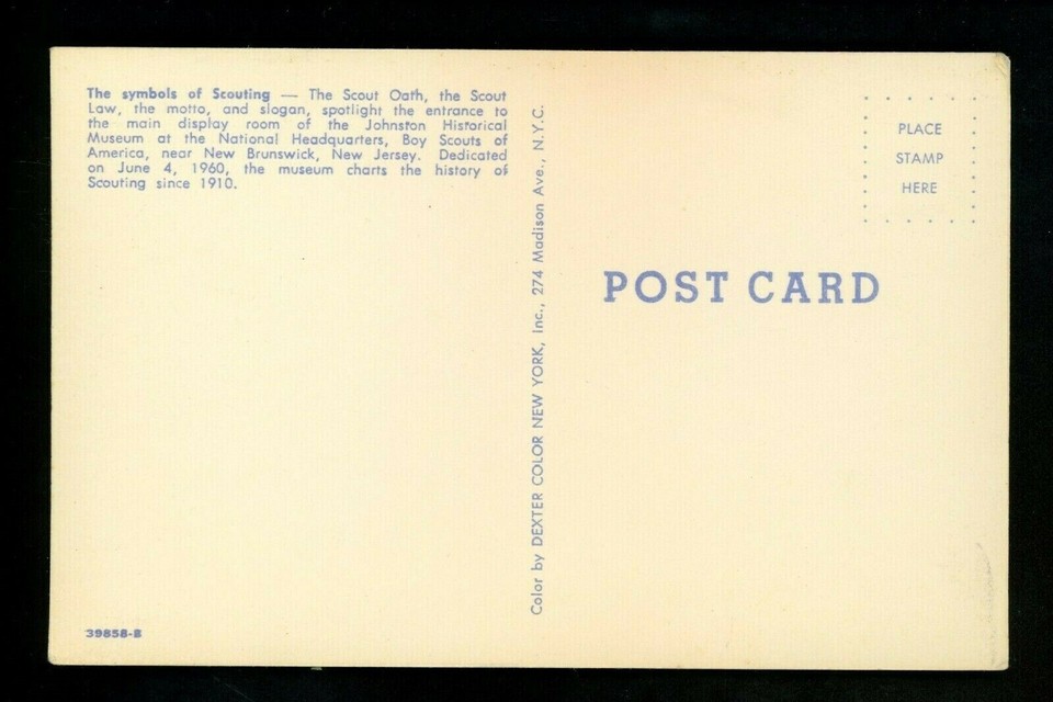New Jersey NJ postcard New Brunswick, Boy Scouts of America office ...