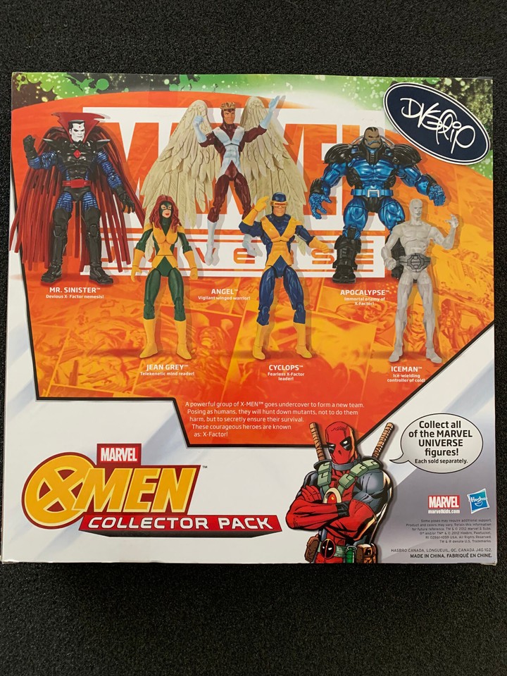 Hasbro Marvel Universe X-Men Collector Pack 4" figure 6 pack X-Factor ...