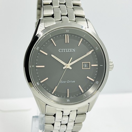 Citizen Mens Eco-Drive Corso Addysen Silver Steel 41mm Sapphire Watch ...