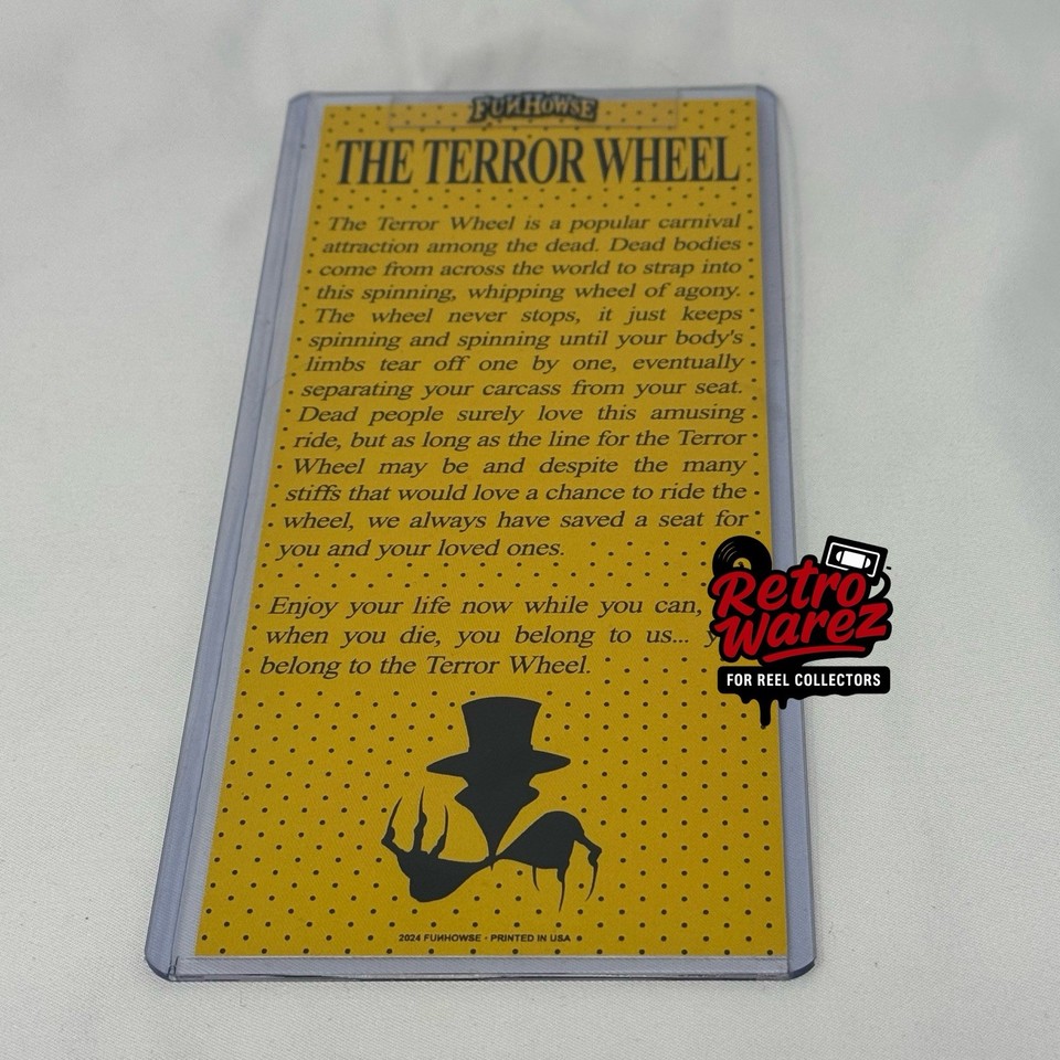 Insane Clown Posse The Terror Wheel Ticket Custom 7” Trading Card LIMITED ICP | eBay