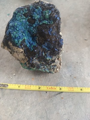 Rare Papagoite, Shattuckite, Malachite, Tenorite, Ajo, AZ 363 gr. 3 1/8 ...
