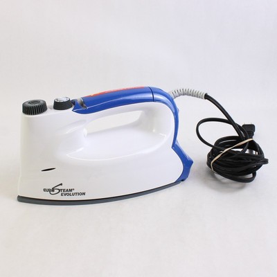 EuroSteam Electric Steam Iron Model 6399/3 White & Blue | eBay Australia