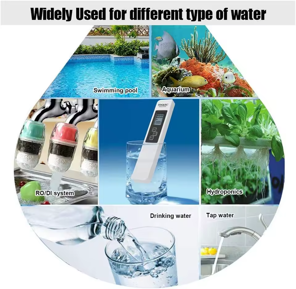 4in1 Drinking Water Tester Digital TDS PPM Meter Water Quality Purity ...