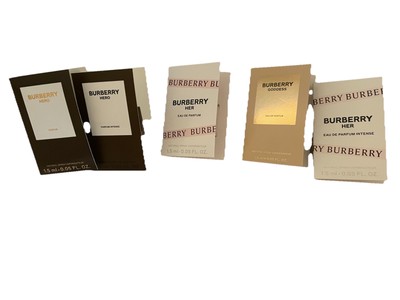 BURBERRY Perfume Collection Sample Spray Set 5 PIECE 1.5ml Each | eBay
