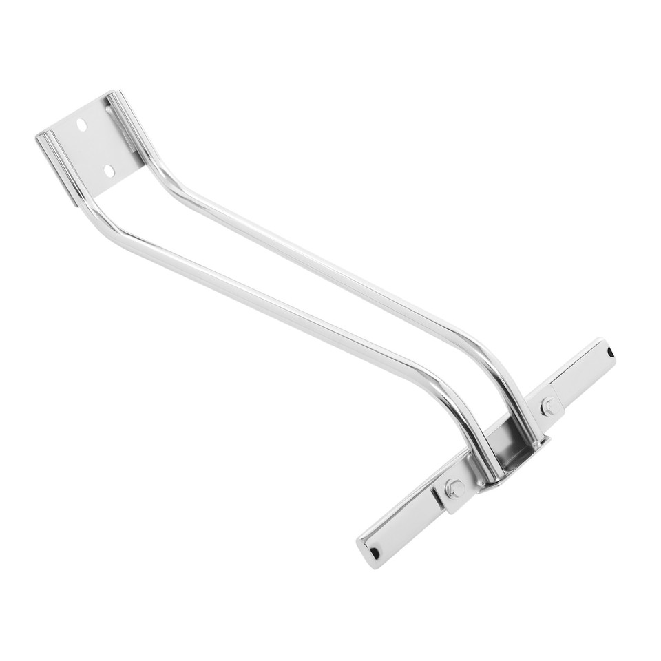 Adjustable Salon Chair Footrest Silver For Hydraulic Barber Chair ...