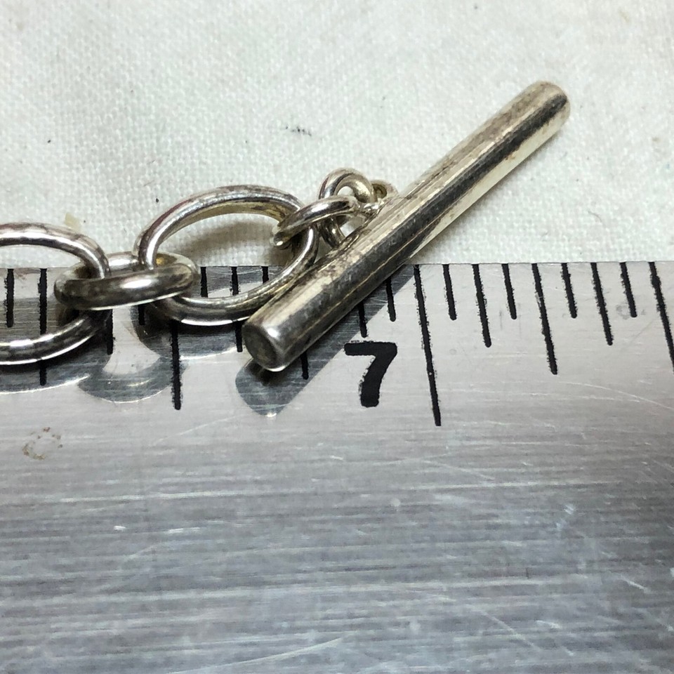 Silver Tone Ladies Lock and Key Bracelet 7" | eBay