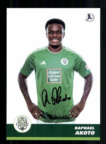 Raphael Akoto Autogrammkarte FC Homburg 2023-24 Original Signiert | eBay.de