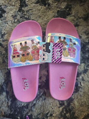 NEW Girls LOL SURPRISE Sandal Slide Size 2/3 Pink | eBay