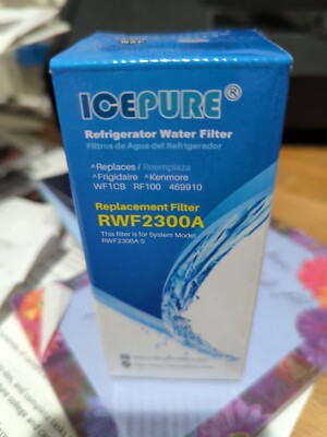 Ice pure water filter RWF 2300A. Replaces Frigidaire Kenmore | eBay