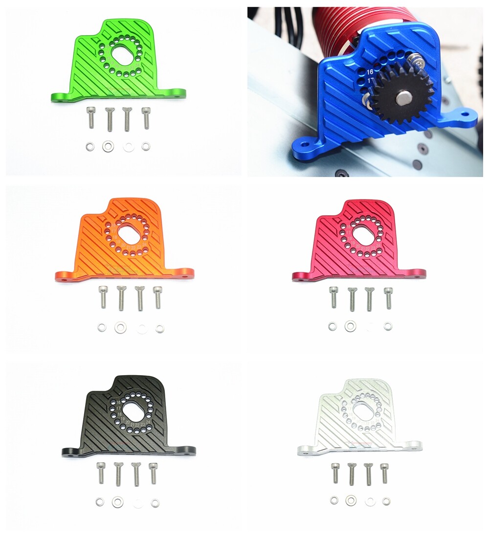 GPM Alloy Metal Motor Mount Base Heat Sink for LOSI 1:6 Super Baja Rey ...