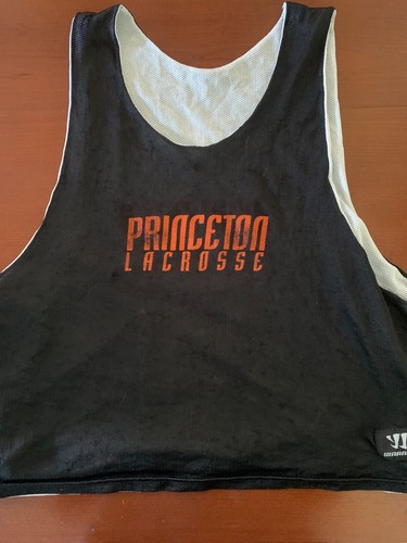 Princeton Warrior Lacrosse Reversible Pinnie Fits like Men’s Adult ...
