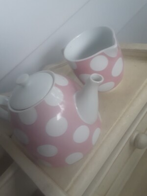 CROFTON Teapot And Creamer, Pink | eBay Australia