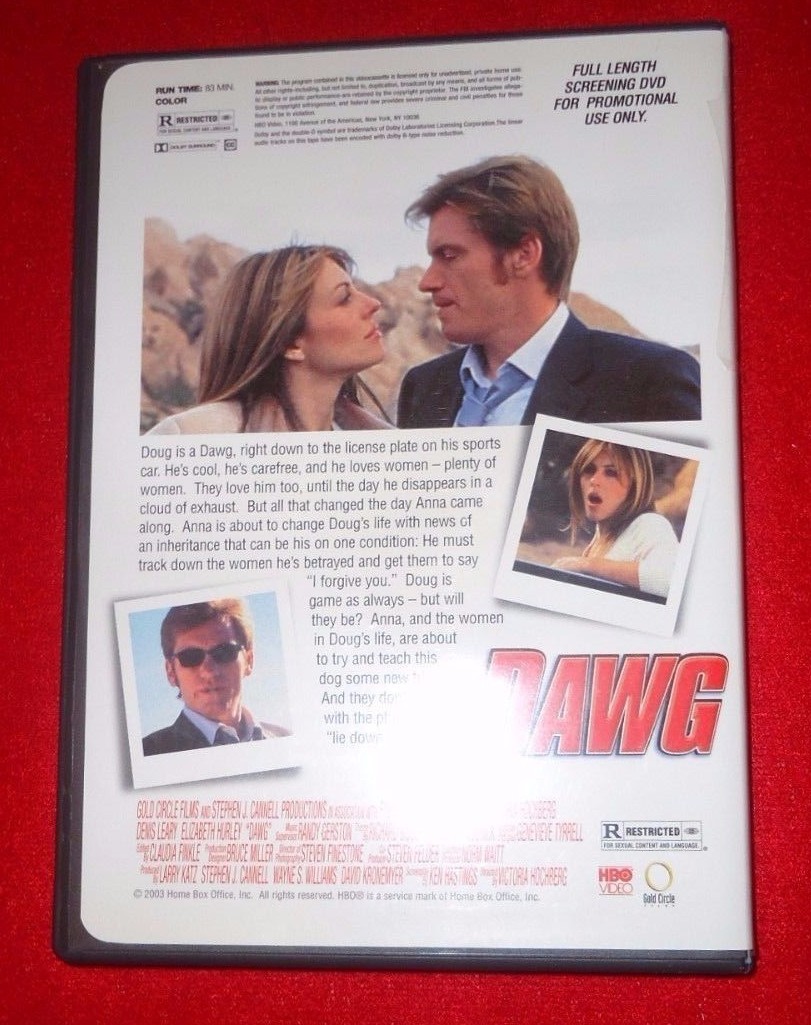 Dawg (DVD, 2003) Denis Leary & Eliazabeth Hurley 26359202124| eBay
