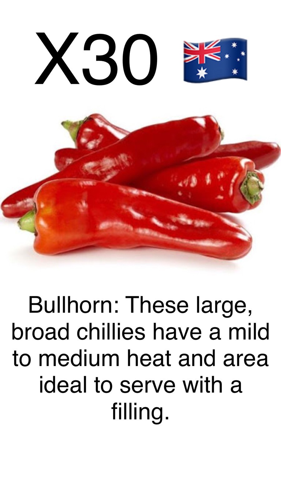 Sold.. 30x bullhorn chilli Seeds Vegetables Plant Garden Outdoor | eBay