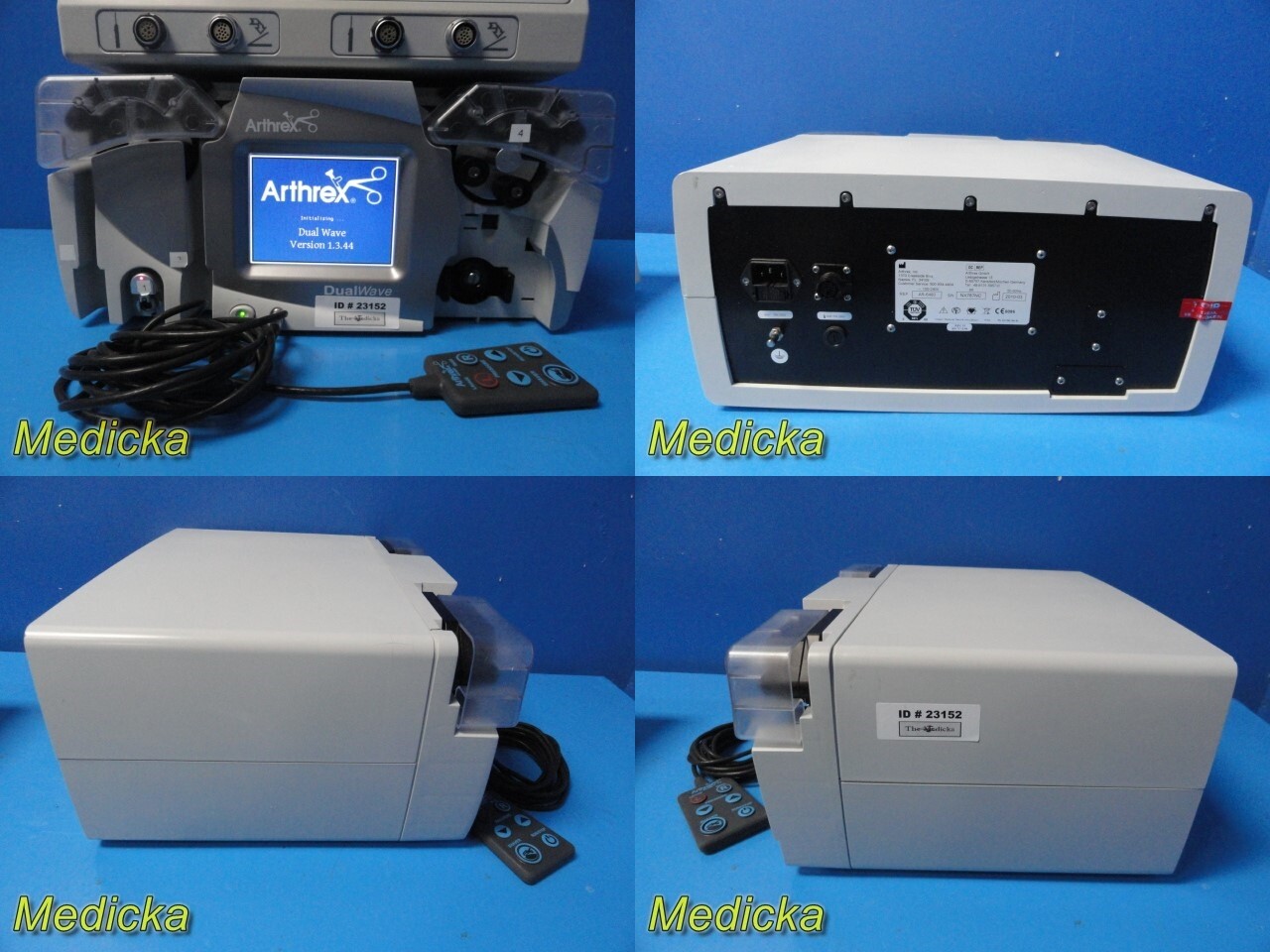 2010 Arthrex APS II Shaver Console W/ AR-6480 Dual Pump & Remote ...