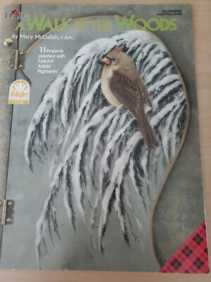 Plaid Acrylic Paint Instruction Book - A Walk In The Woods - by Mary ...