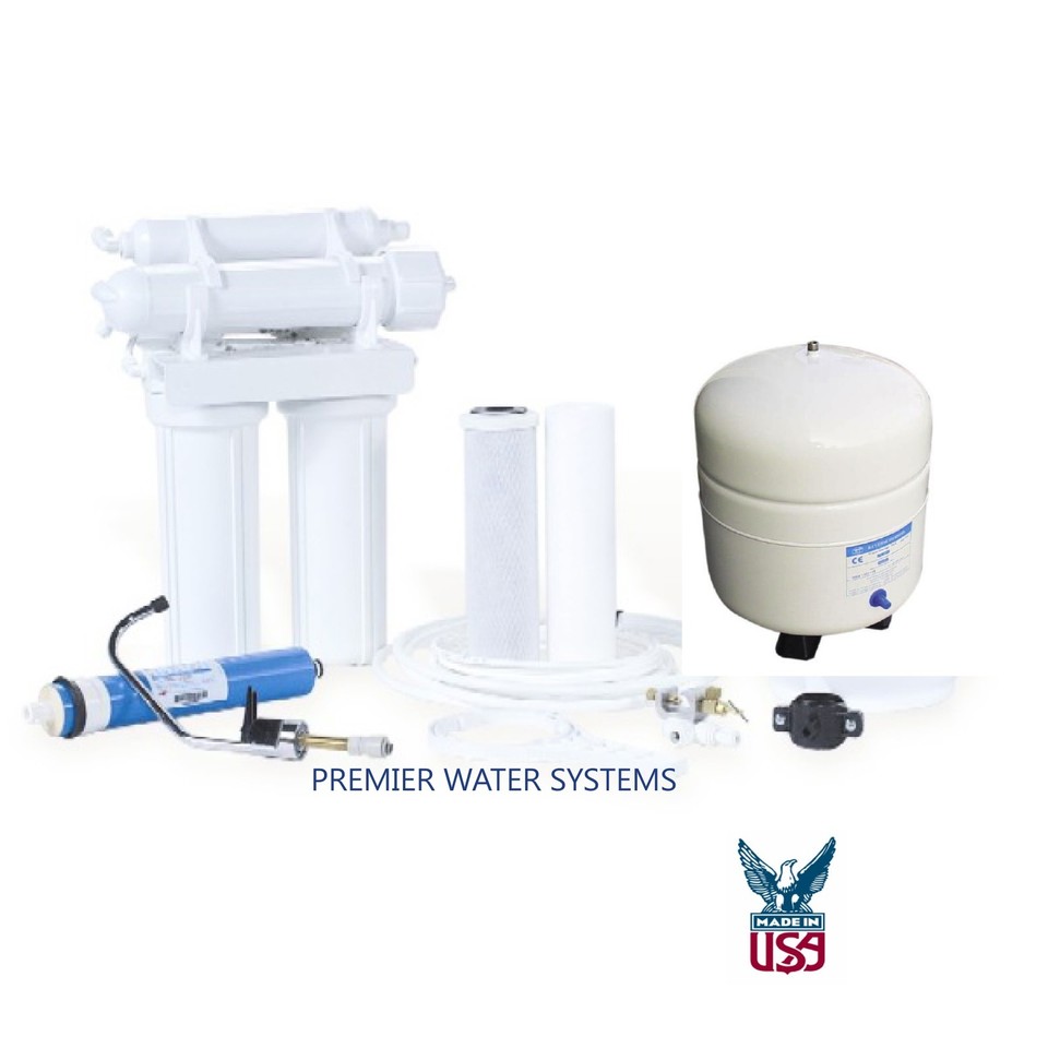 Home Pure RO REVERSE OSMOSIS DRINKING WATER FILTERS SYSTEM 4 STAGE 100 ...