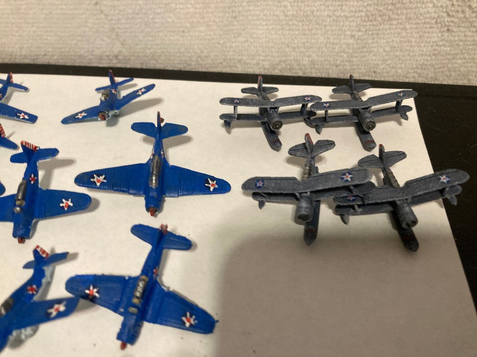Metal Wargame WWII Airplane Lot of 30 Blue Max Wings of Glory Knights ...