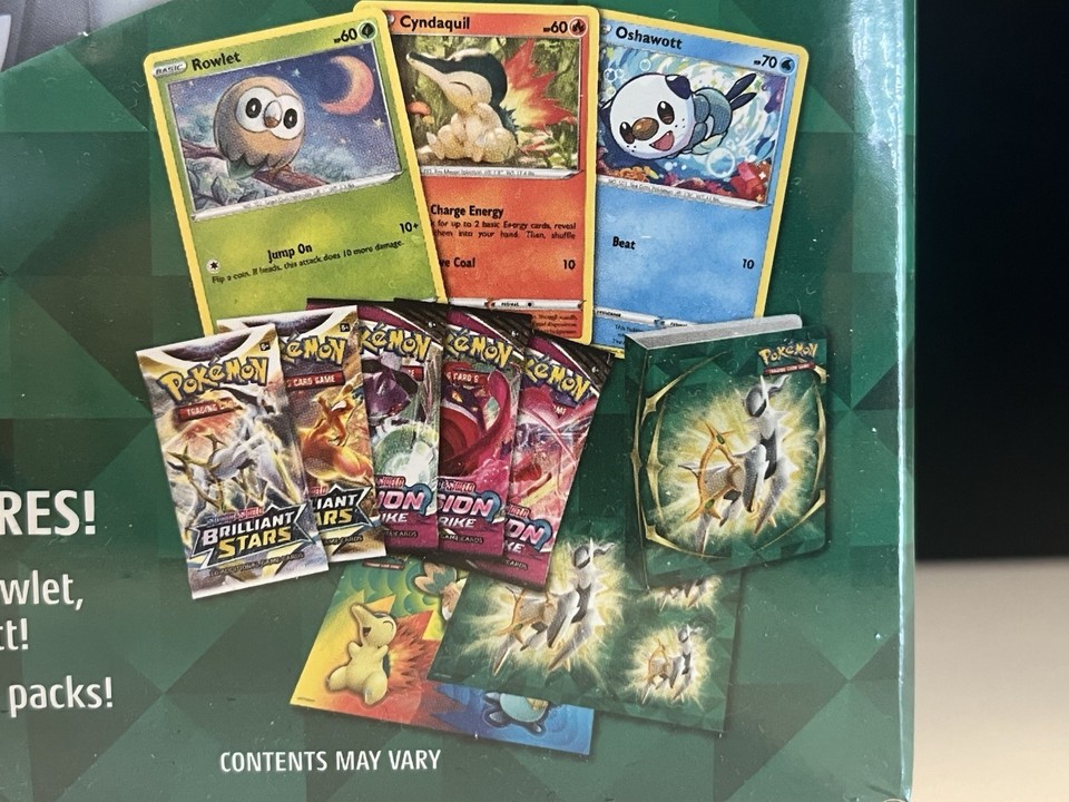 Arceus Collector Chest Spring 2022 Fusion Stike/Brilliant Stars Pokemon ...