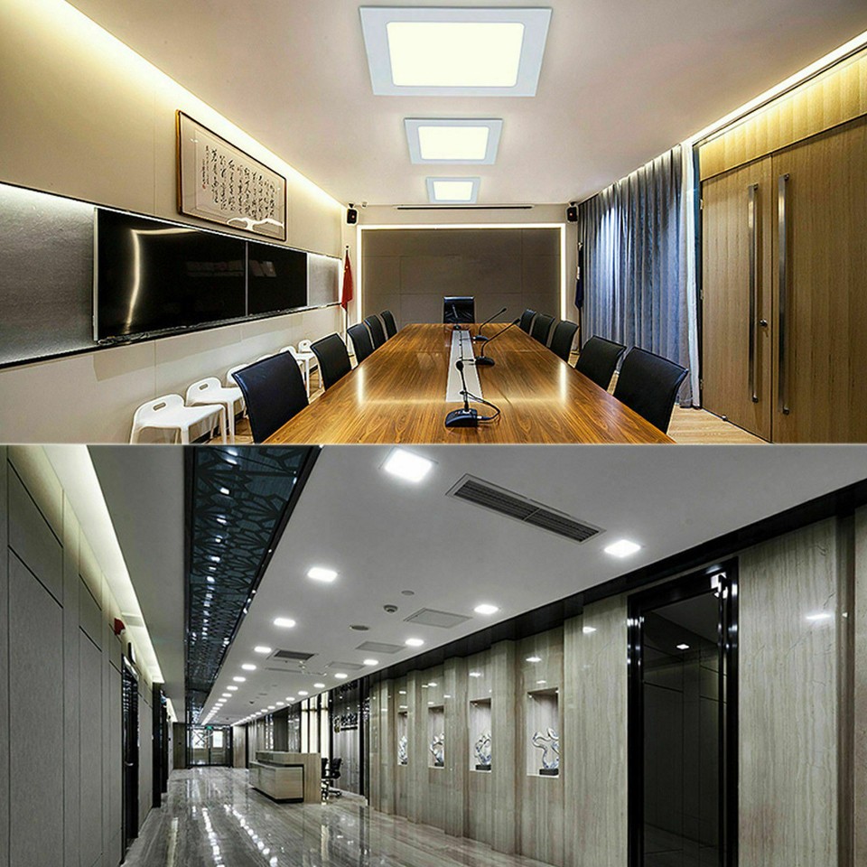 3W 6W 9W 12W 15W 18W 24W LED Slim Spot Panel Downlight Recessed Ceiling ...