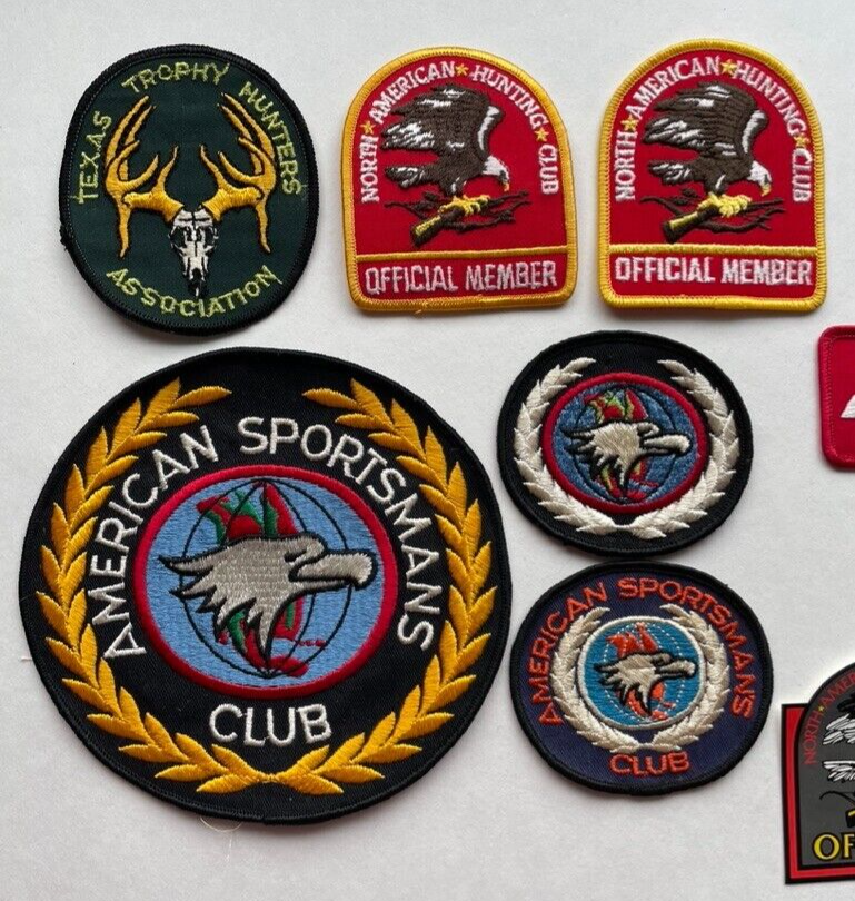 Lot of 11 Vintage Hunting & Sportsman Club Patches | eBay