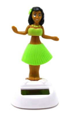 New Solar Powered Dancing Hula Girl ~ Green | eBay