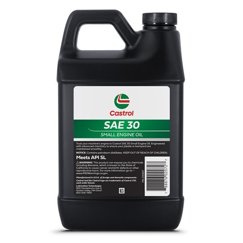 Castrol 215307 SAE 30 Small Engine Synthetic Oil For 4-Cycle Gas Eng ...