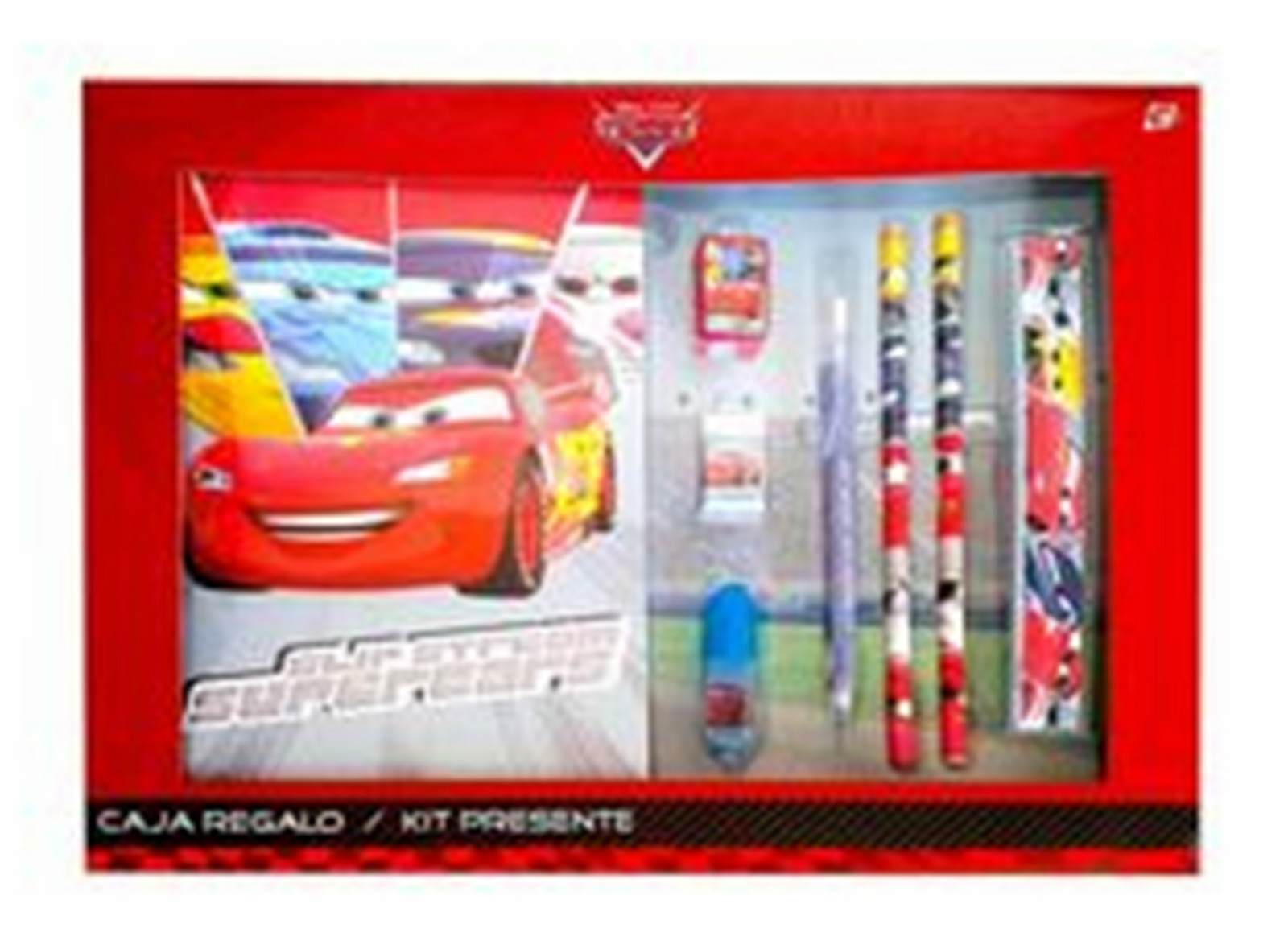 Disney PIXAR CARS Stationery Set - Notebook Pencil Ruler Sharpener ...