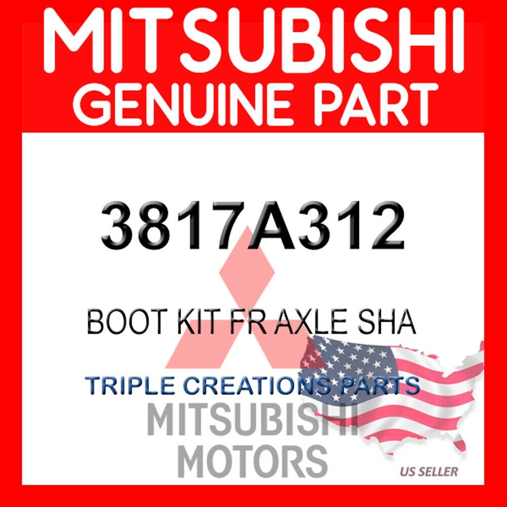 Genuine Mitsubishi 3817A312 Boot Kit Fr Axle Sha OEM | eBay
