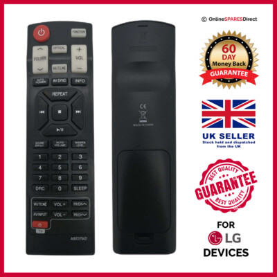 New AKB73655724 Remote Control Replaced for LG CD HOME AUDIO CM9730 ...