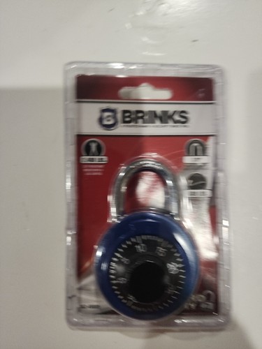 BRINKS Blue Dial Combination Lock for Lockers, Sports Equipment ...