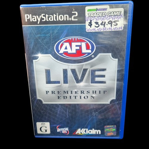 AFL Live Premiership Edition (PS2 PlayStation 2, 2004) PAL Complete W ...