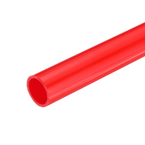 PVC Rigid Round Pipe 21mm ID 25mm OD 20cm 8" Length Red High Impact | eBay