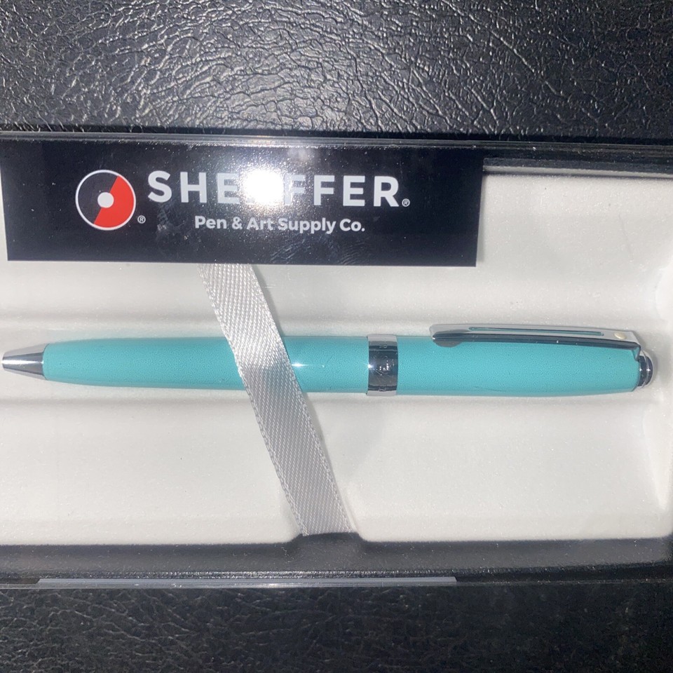 Sheaffer Prelude BallPoint - Aqua Blue-Blue Ink-New | eBay