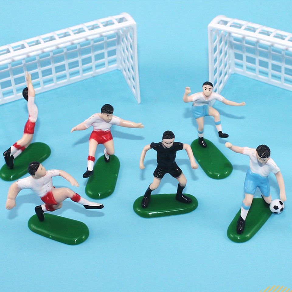 NEW Birthday Cake Football Team Topper Decorations Soccer Players ...