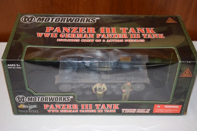 Ww111 1/32 Cold Steel Ultimate Soldier WWII German Panzer III Tank ...