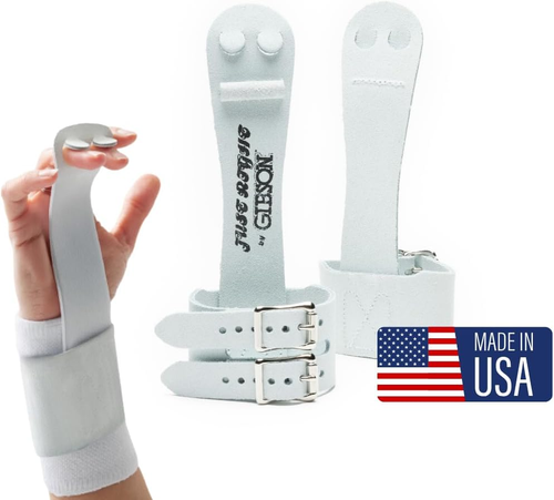 Just Right Uneven Bar Gymnastics Grips for Girls - Narrow Fit Leather ...